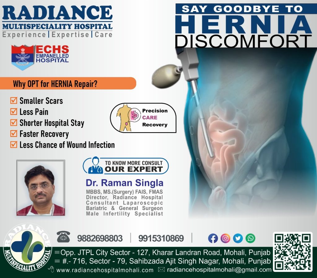 Hernia Repair Surgery at Radiance Hospital